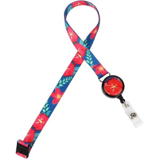 Lanière Détachable Avec Enrouleur De Badge Rétractable, Boucle De ...