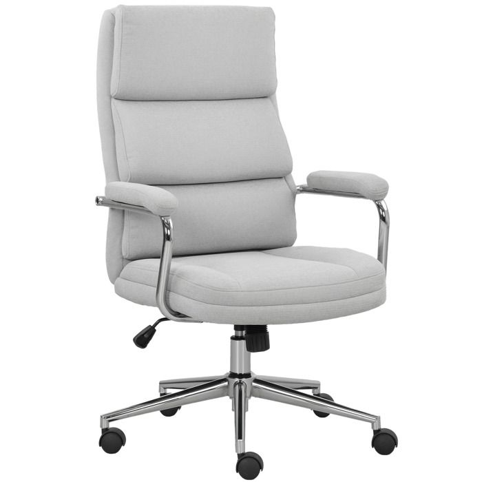 Fauteuil de bureau - HOMCOM - hauteur réglable, fonction de bascule ...