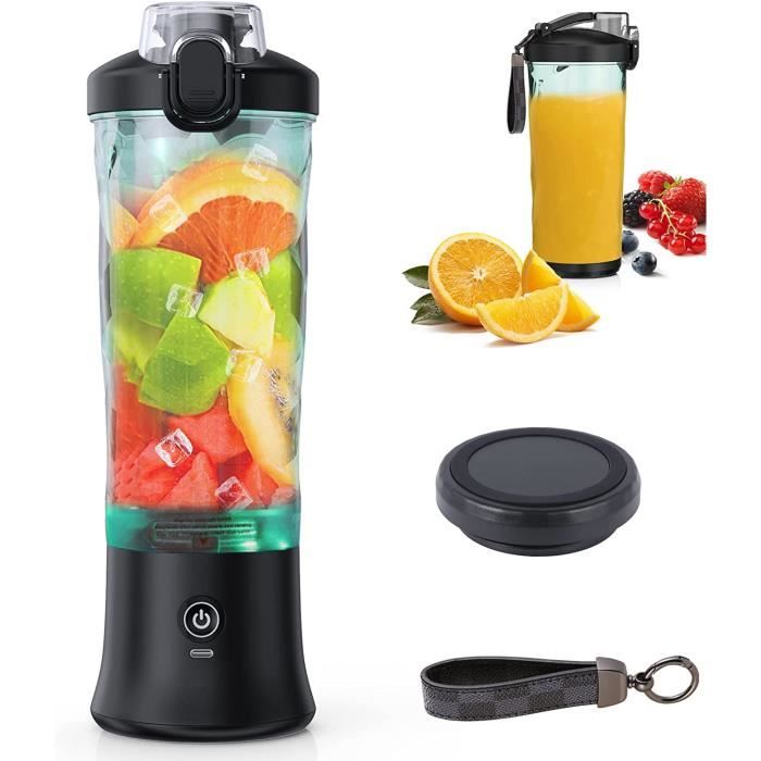 Blender Portable 600ml Mixeur Portable pour smoothies et milk-shakes ...