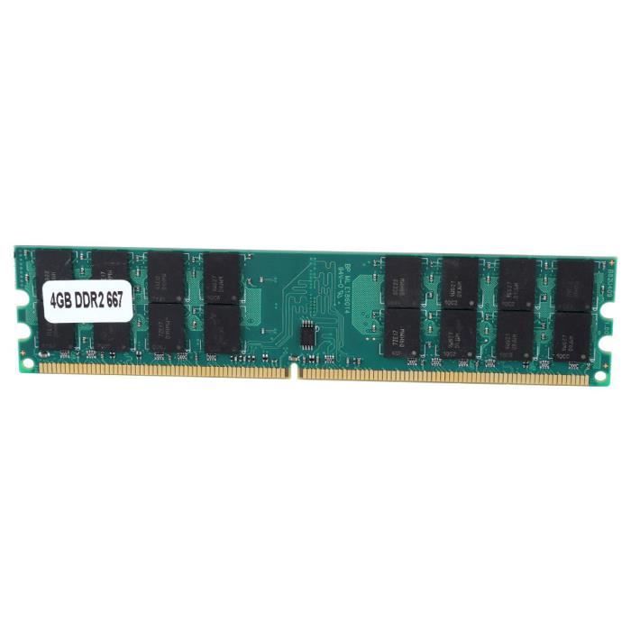 Akozon RAM DDR2 4 Go Module de mémoire DDR2 à transmission sans perte ...