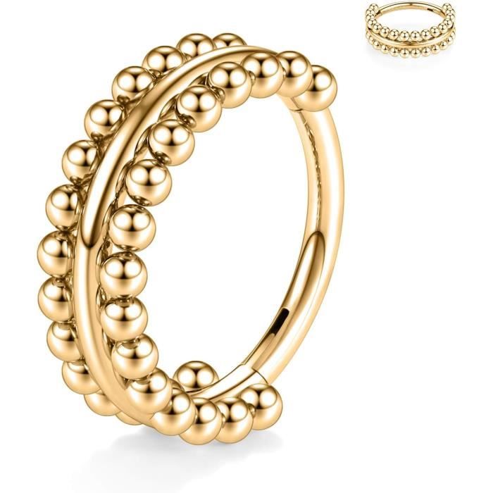 Piercing Septum Clicker Triple Open Stack Conch Daith Piercing Bijoux ...