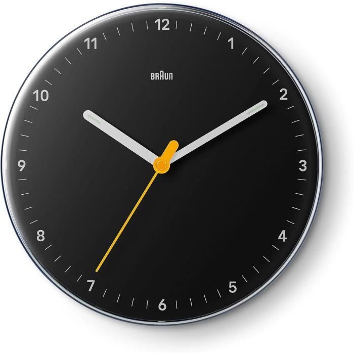 Horloge Murale analogique Classique avec Mouvement à Quartz Silencieux ...