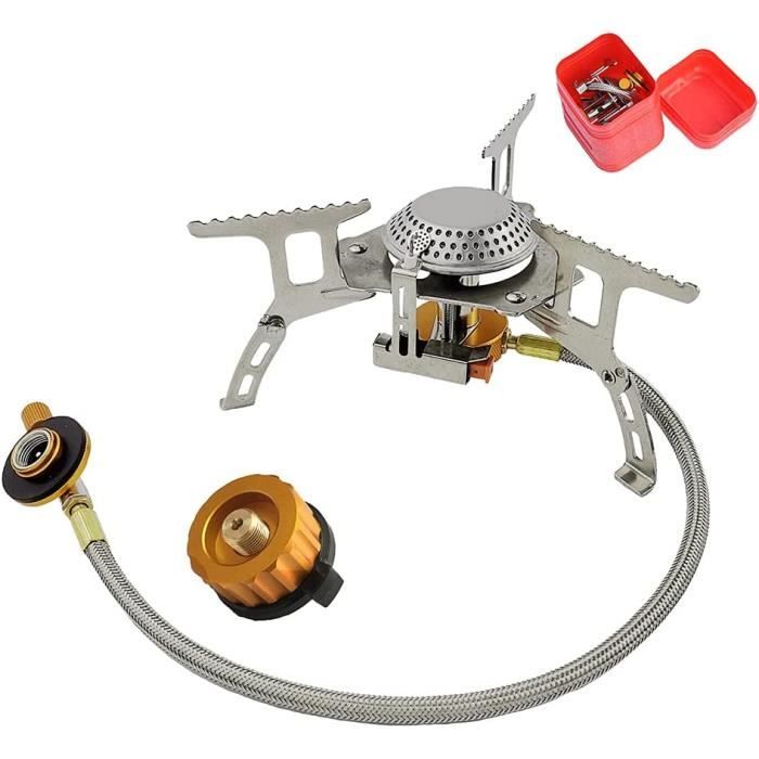 Réchaud À Gaz De Camping Portable, Réchaud À Gaz De Camping Coupe-Vent ...