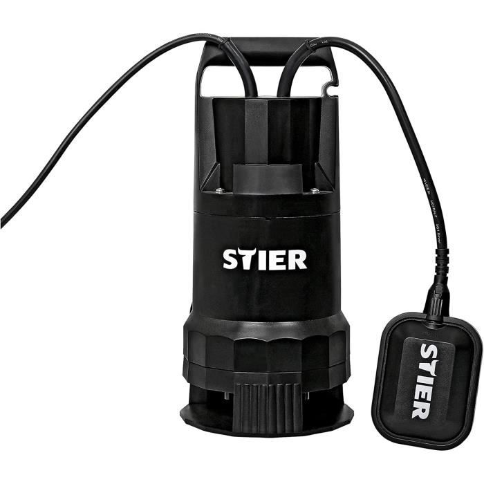 STIER Pompe immergée pour eaux usées SSTW-400, 8 000 litres-h ...