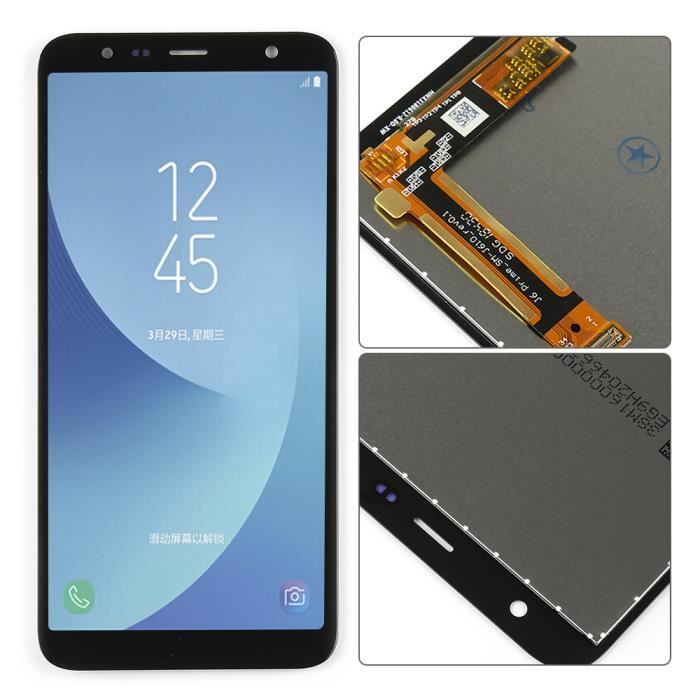 @Best. Complet ECRAN VITRE TACTILE LCD - Noir pour Samsung Galaxy J4 ...