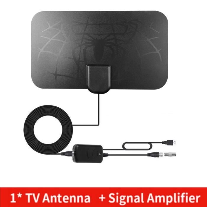 Récepteur-décodeur,Antenne de télévision numérique HD 4k 8K 1080P 25db ...