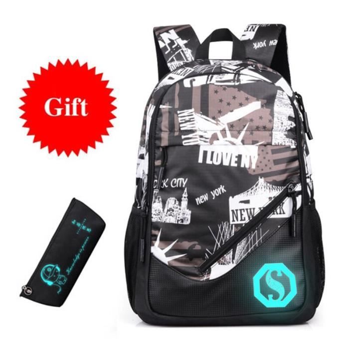 Hot Oxford Backpack 3 Pcs-set Boys High School Backpacks Schoolbag For ...