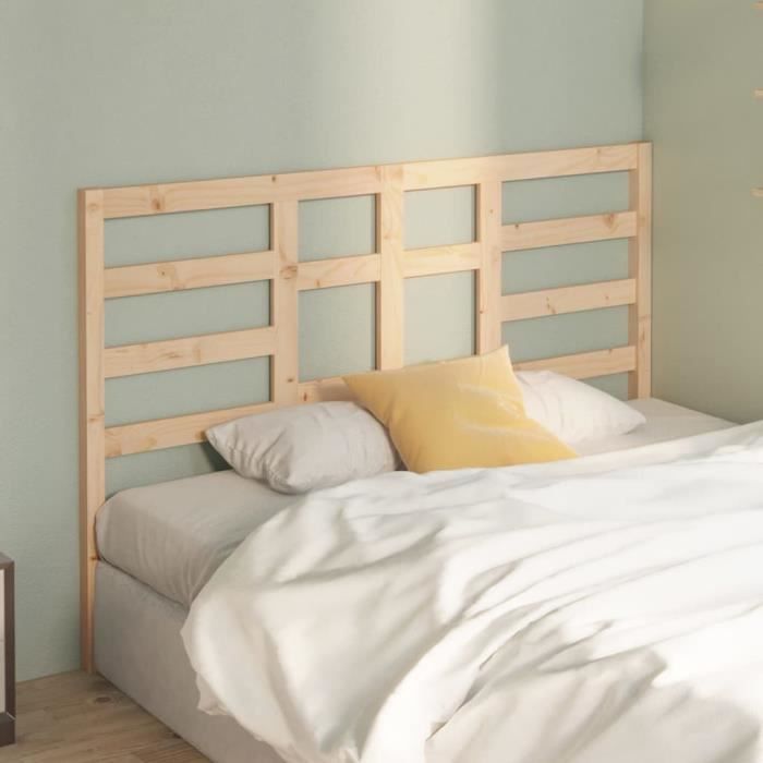 Tête de lit en bois massif de pin - JNG - 146x4x104 cm - Design à ...