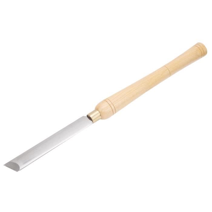 EJ.life outil de Gouge Outil de tournage en bois lame HSS manche en ...