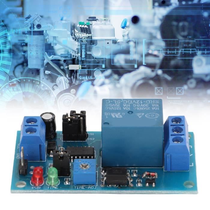 GAR Module Relais Temporisé 12V Minuteur Temporisateur électrique 85433 ...