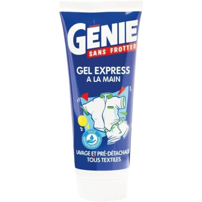 GENIE - LOT DE 6 - GENIE - Lessive main Gel Express - tube de 200 ml ...