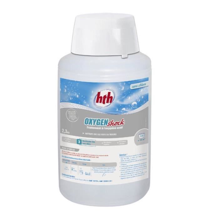 Traitement HTH Oxygene actif - Sans Chlore - 2.3kg - D800223H1 - Cdiscount Jardin