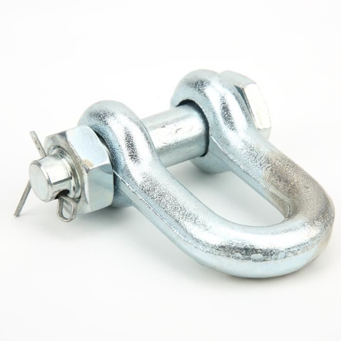 HURRISE manille de levage Type d'arc galvanisé en acier allié robuste à ...