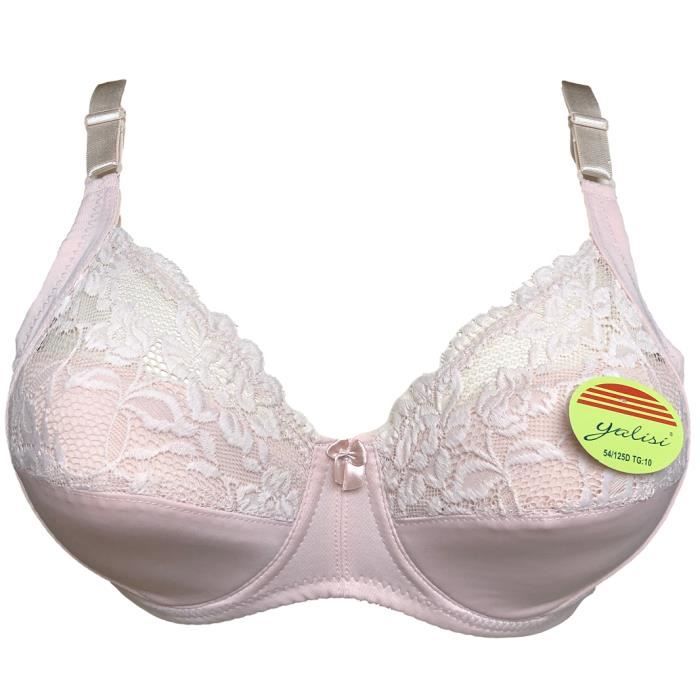 Soutien gorge à armature dentelle beige 90D lingerie femme grande taille Beige - Cdiscount Prêt ...