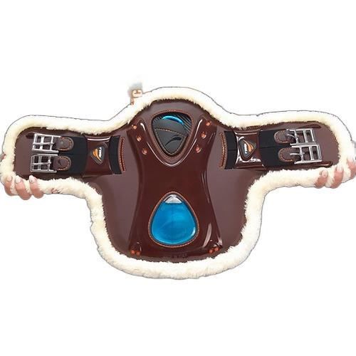 Sangle pour cheval Equick eOnyx guard fluffy - brown - 55 cm - Cdiscount