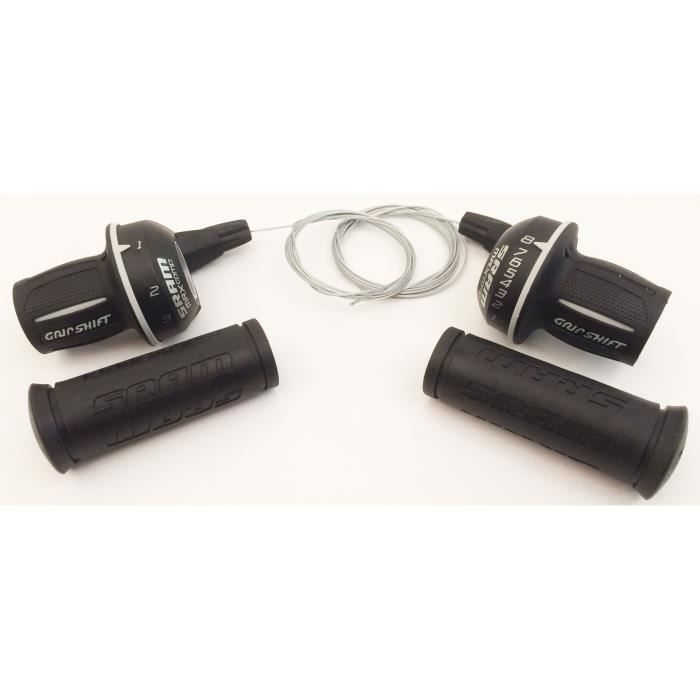 MANETTE DERAILLEUR 8V D+G Set GRIP SHIFT MRX SRAM - MANETTES ...