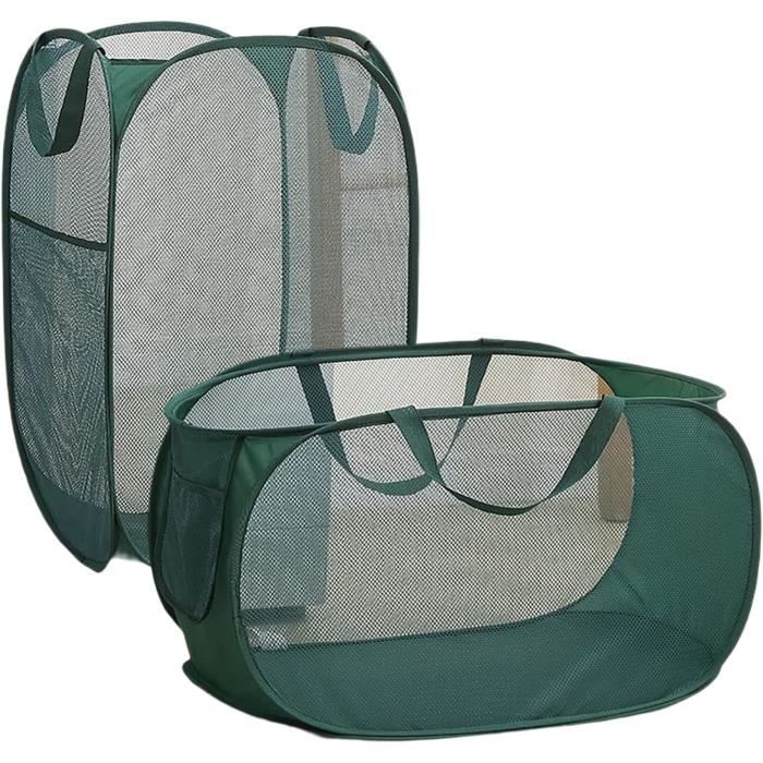 DAWNTREES Panier à linge pliables,2 pop-up Launy Basket Hamper, Grand ...