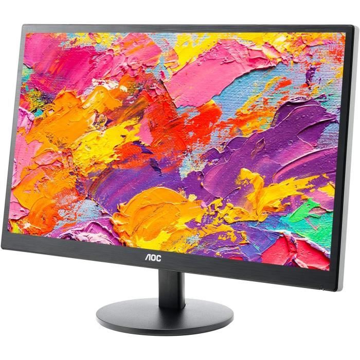 AOC M2470SWH - Moniteur FHD 24 pouces, 60 Hz, 5 ms, MVA, haut-parleurs ...