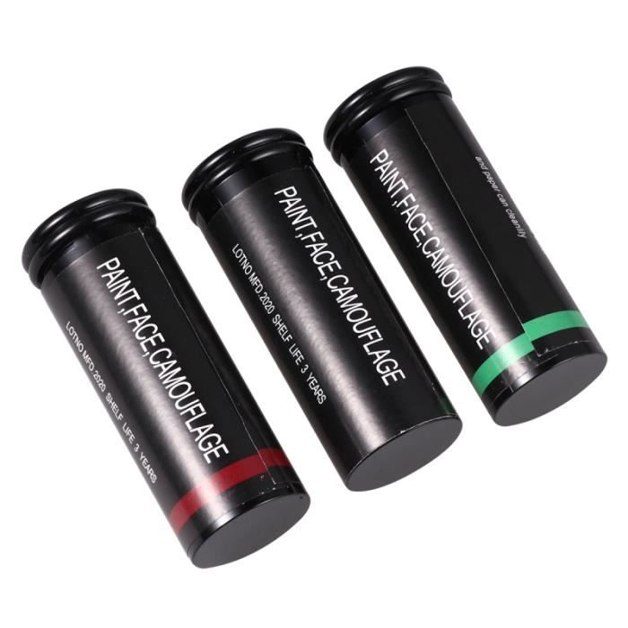 3 pièces drôle CS bâtons colorés semblant camouflage peinture pour le ...
