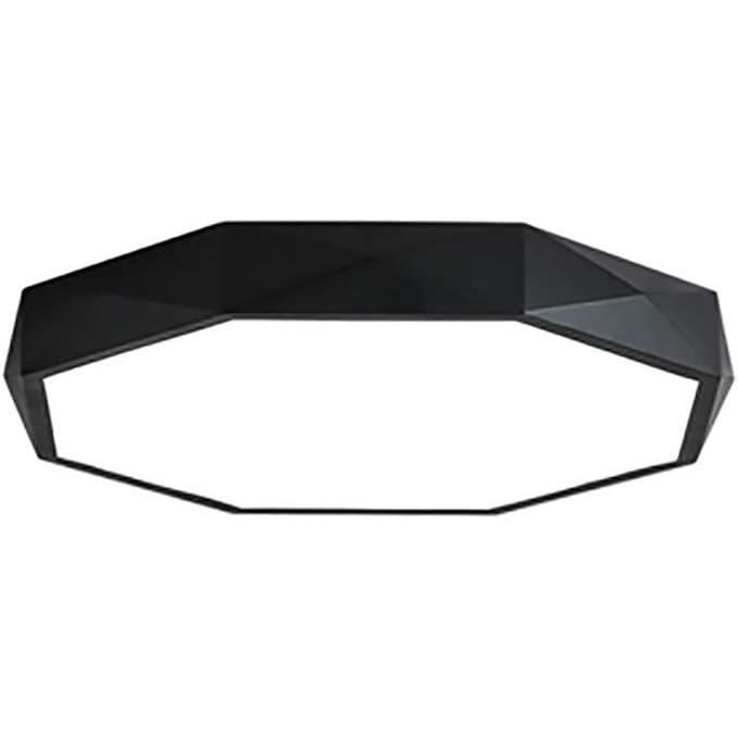 Lampes Modernes Simples Nordiques, Plafonnier Noir Led Géométrique ...