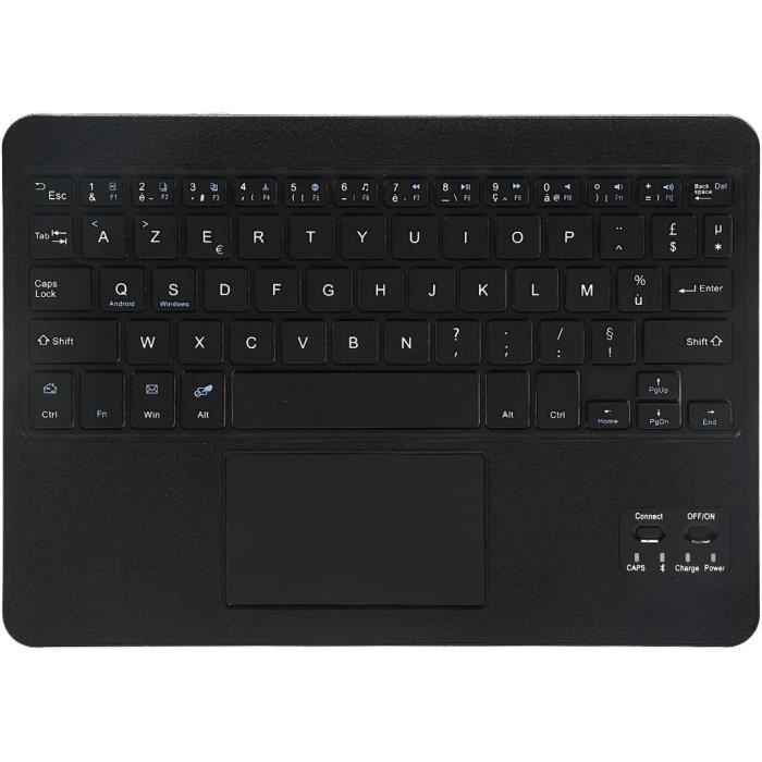 Clavier Azerty Bluetooth 3.0 Avec Touchpad Tactile, Tablette Clavier ...