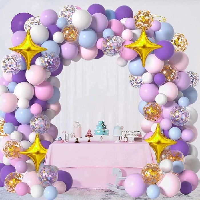 Kit D'Arche De Ballons Licorne Pastel - 116Pcs Ballon Pastel Ballon ...