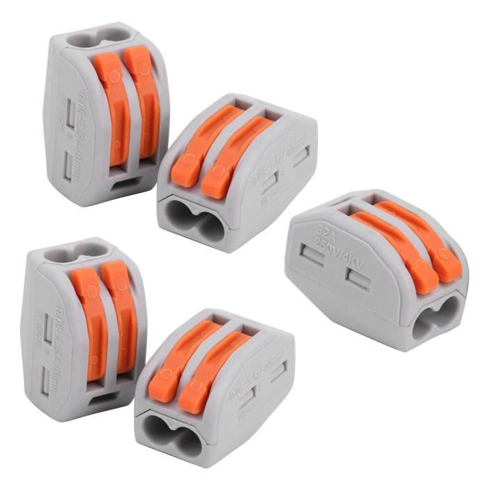 Vvikizy Connecteur de câblage Push Wire 100 pièces connecteur de ...