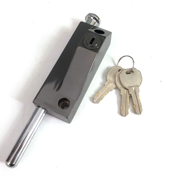 Verrous,Black--Verrou de sécurité pour porte coulissante, verrou ...