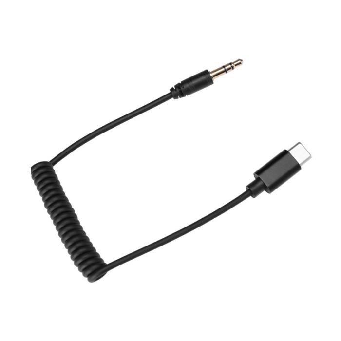 MICROPHONE,TRS to Type-C--séparateur double câble'extension 3.5MM vers ...