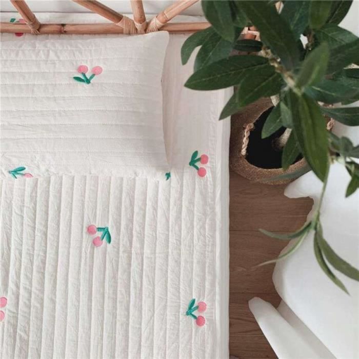 CO20872-MATELAS BEBE.Couvre lit en coton matelassé et anti rides pour ...