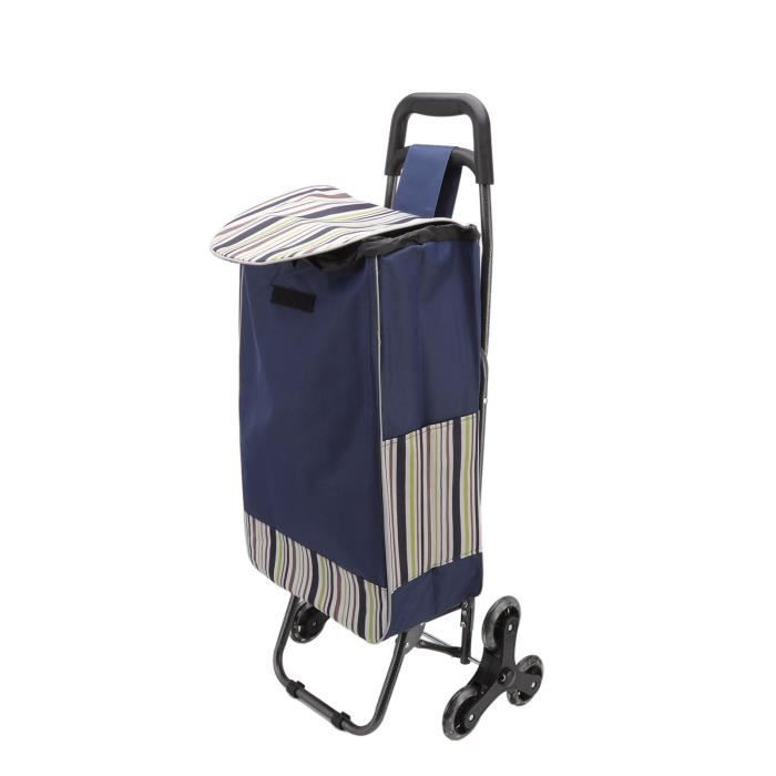 Zerone chariot de courses avec roues Chariot de courses pliable pliant ...
