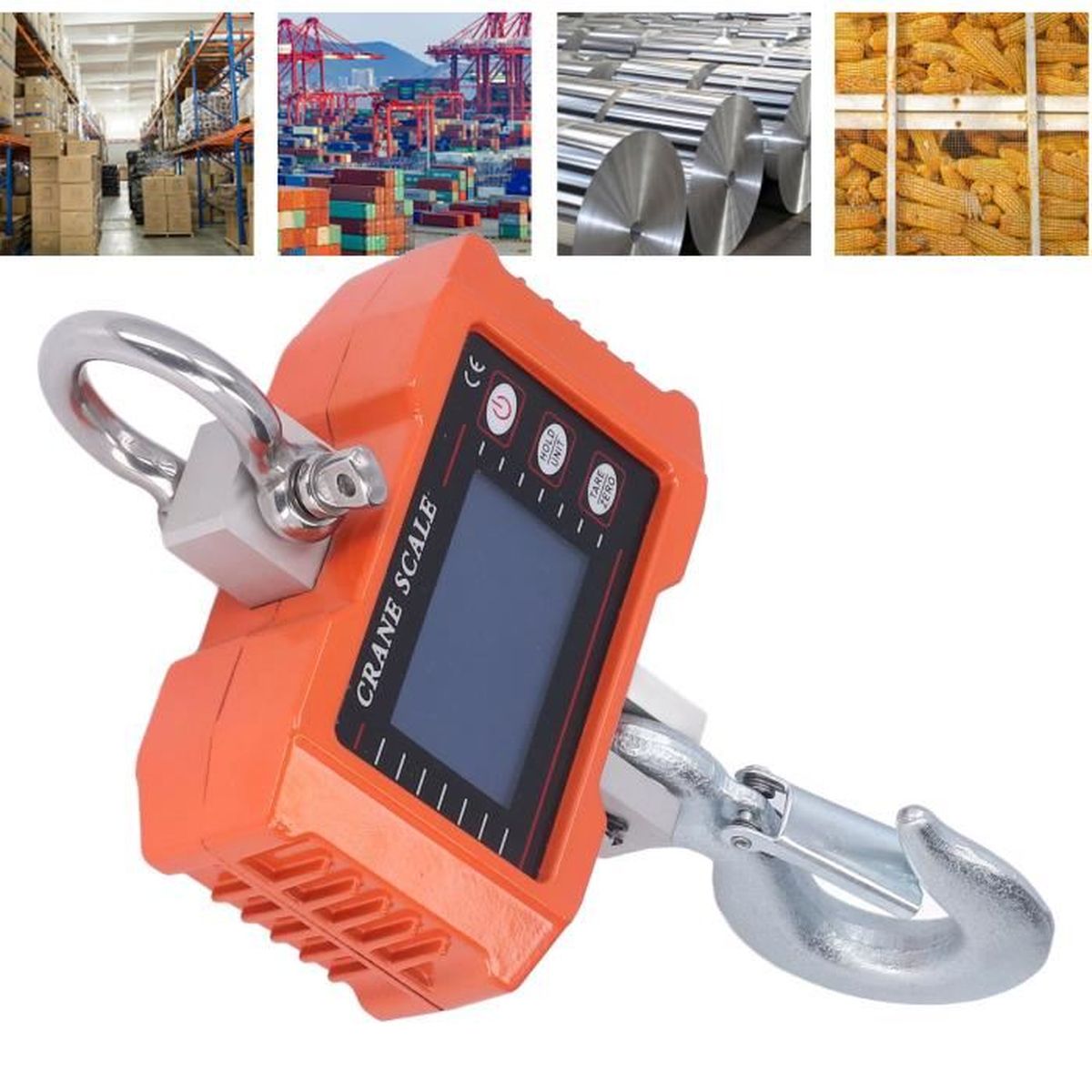 KEM - Balances à crochet Balance de grue 500kg 1100lb crochet de pesage ...
