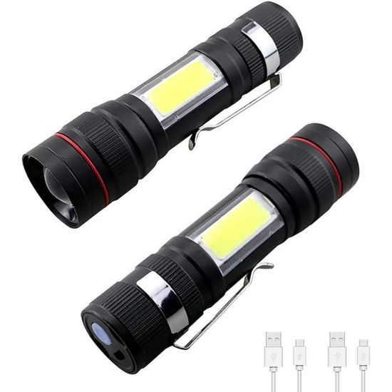 Mini Lampe Poche Led Ultra Puissante, Lampe Torche Portable 2000 Lumens ...