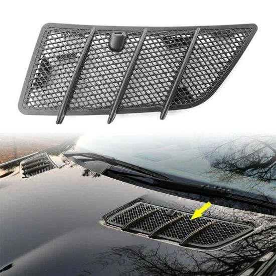 Grille De Ventilation De Capot Gauche En Plastique Abs, Pour Mercedes ...