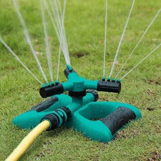 E-SENIOR-Arroseur de Jardin, Arroseur Automatique à 360 degrés avec ...