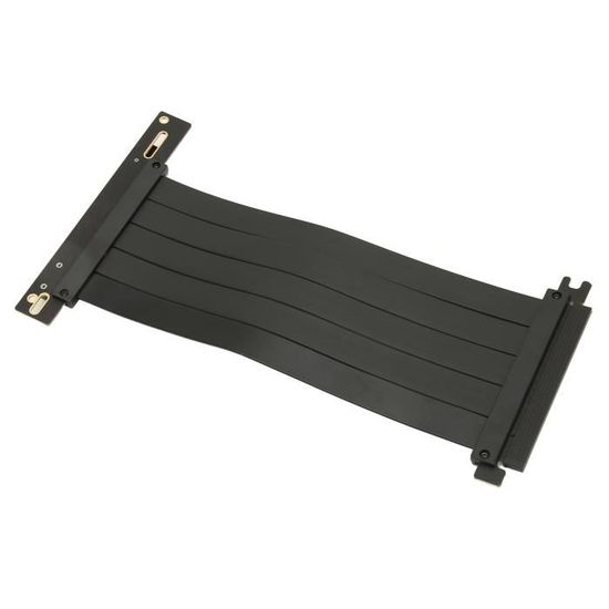 (20cm) Câble 'extension PCIE Câble Flexible Vertical PCIE 4.0 X16 128 ...