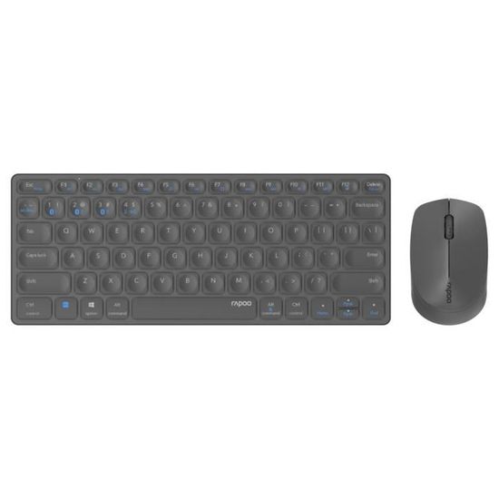 KIT CLAVIER + SOURIS ''BLADE SERIES'' SANS FIL MULTIMODE 9600M GRIS AN ...