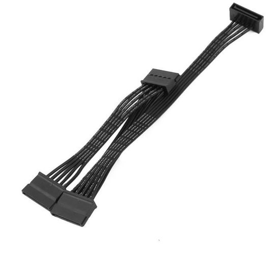 FILS ELECTRIQUES - TORONS - CONDUCTEURS sourcingmap® 18 pouces SATA ...