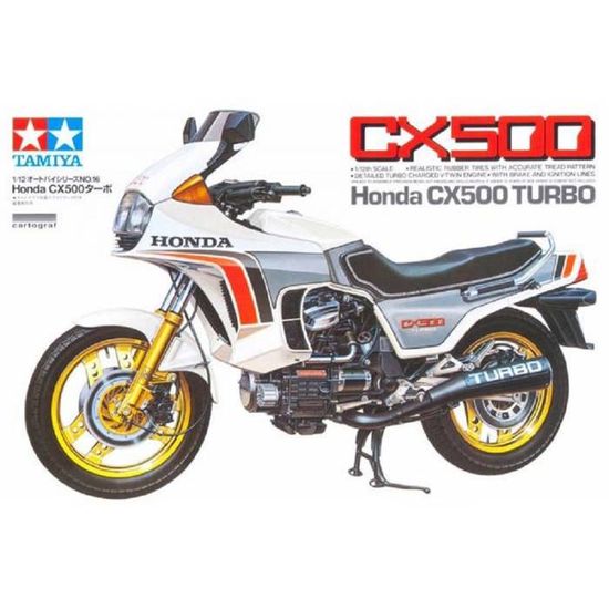 TAMIYA - Maquette Moto Honda Cx500 Turbo Tamiya |14016| 1:12 - Ref ...