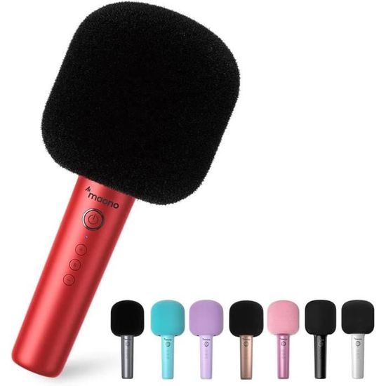 Microphone Karaoké Bluetooth, Mkp100 Micro Portatif Sans Fil Portable 3 ...