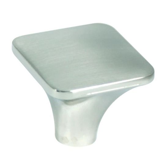 Bouton carré inox 304 Inox brossé Long. en mm Chromé Larg. en mm 18 ...