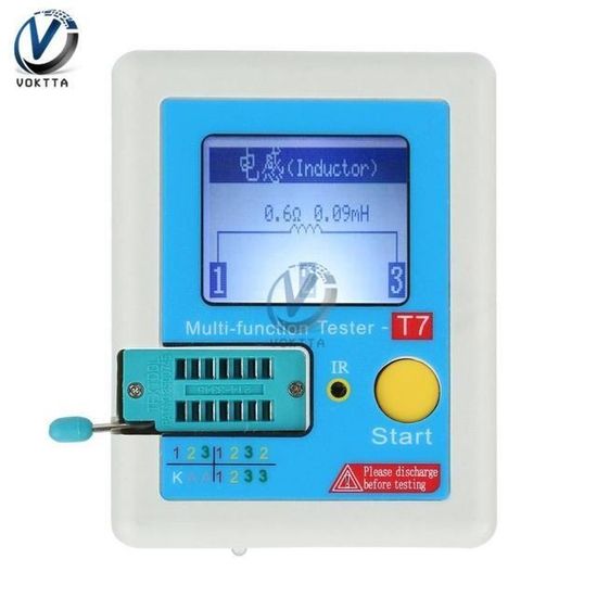 Multimetre,LCR-T7--Testeur de Transistor de haute précision, Diode ...