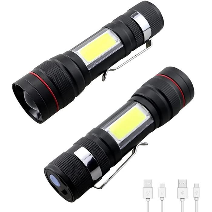 Mini Lampe Poche Led Ultra Puissante, Lampe Torche Portable 2000 Lumens ...