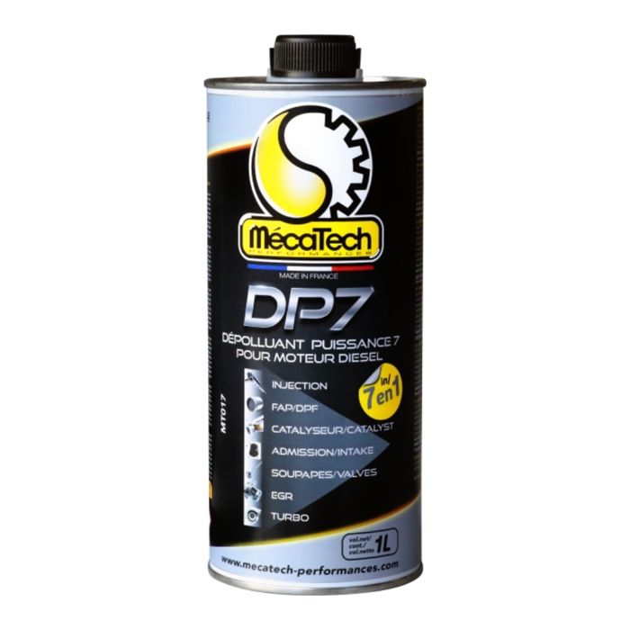 Dépolluant moteur diesel 7 en 1 DP7 1L MECATECH - Cdiscount Auto