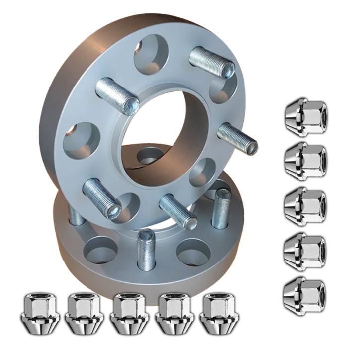 Élargisseurs de voie - EDV FACTORY - 20mm - Entraxe 5x114.3 - Alésage ...