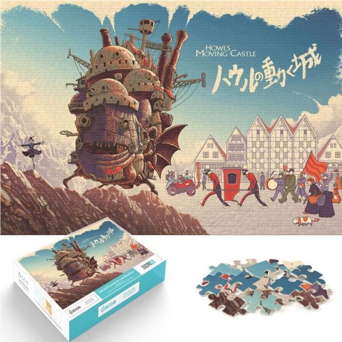 Puzzles 1000 Pièces Howl'S Moving Castle Puzzle Garçons Et Filles ...