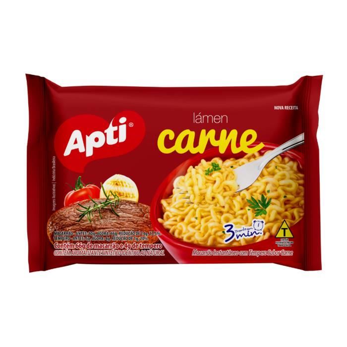 Pâtes Nouilles instantanées à la viande - APTI - 70g - Cdiscount Au ...