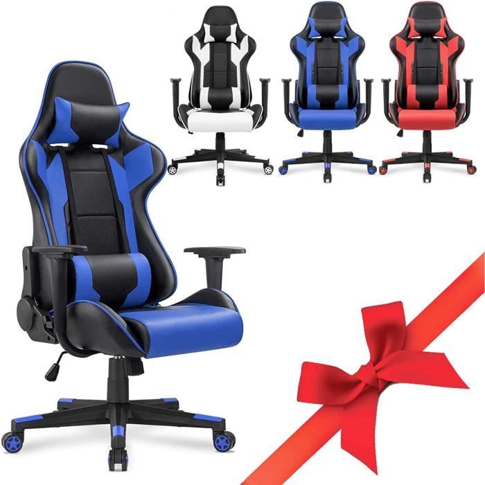 LIWI-Fauteuil de bureau racing au design ergonomique avec dossier haut ...
