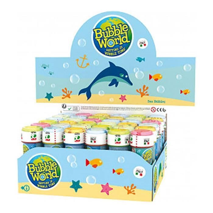 BULLES DE SAVON Bonby Espositore 36pz Bolle di Sapone Mare 60ml ...