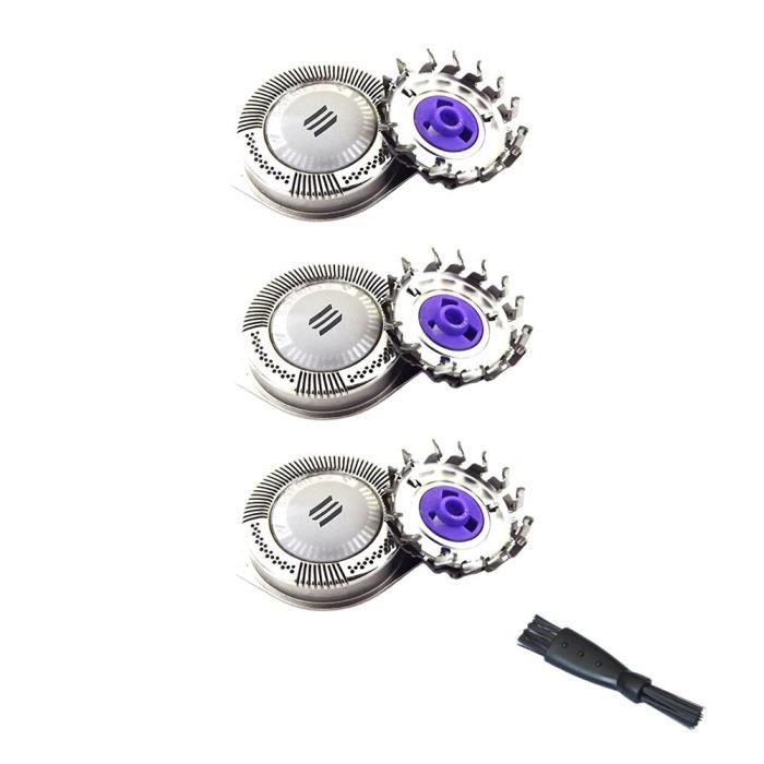 3 x Dual Precision Têtes de Rasoir Rasage Lame pour Philips AT892 avec ...